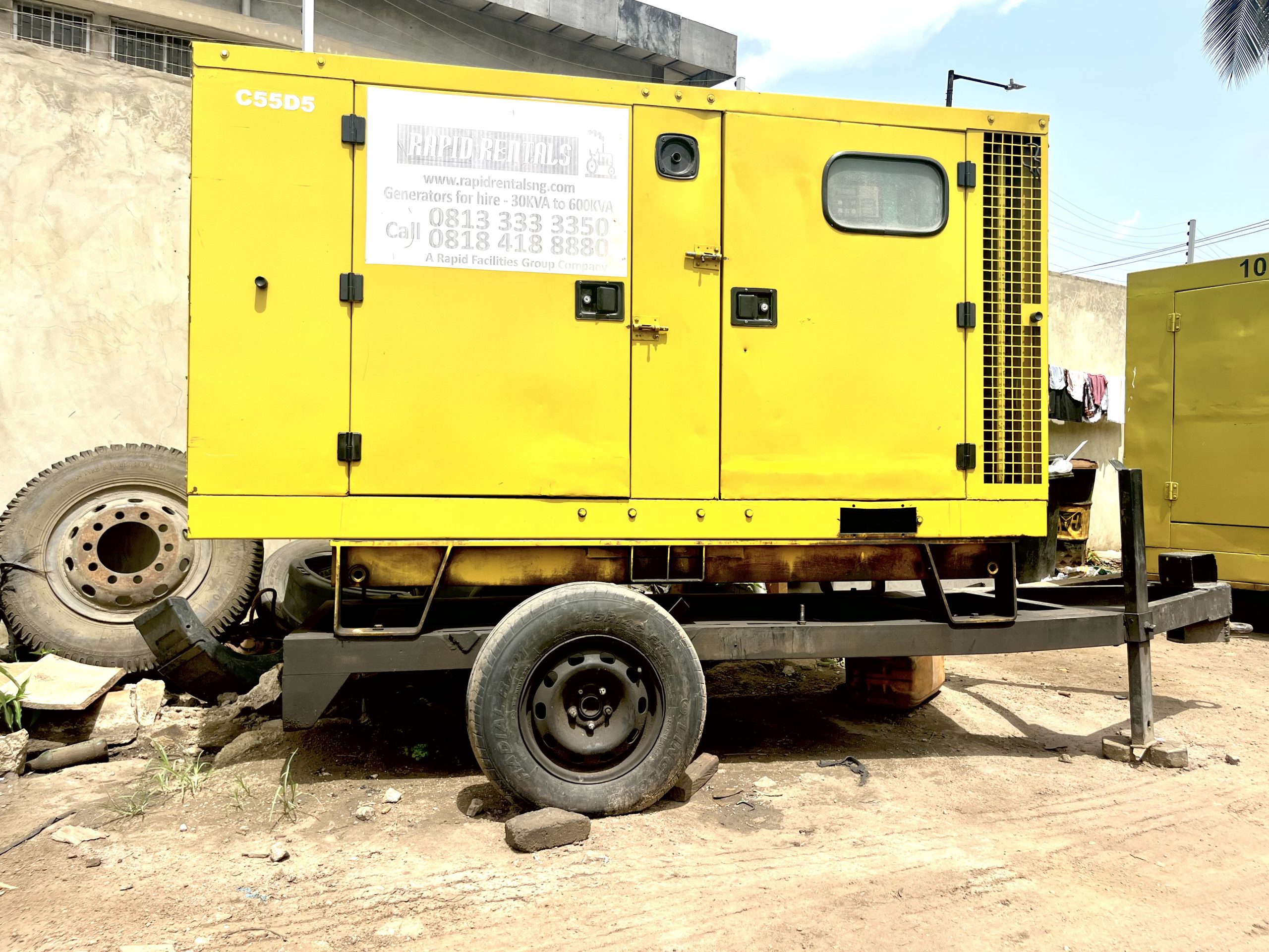 Rapid Rentals - Your Reliable Generator Rental Solution in Nigeria